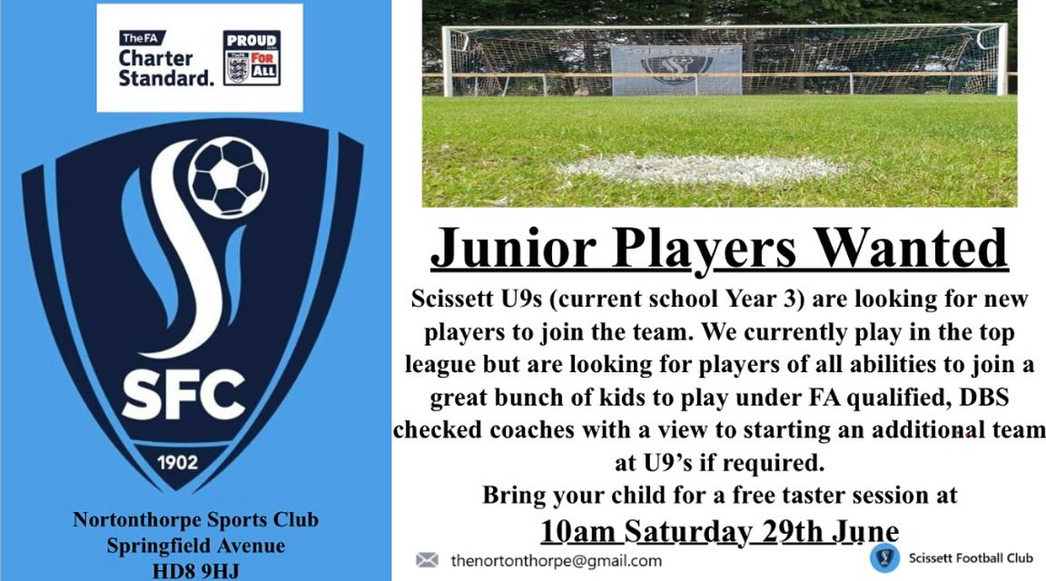 Junior Players Wanted - Work, Rest or Play
