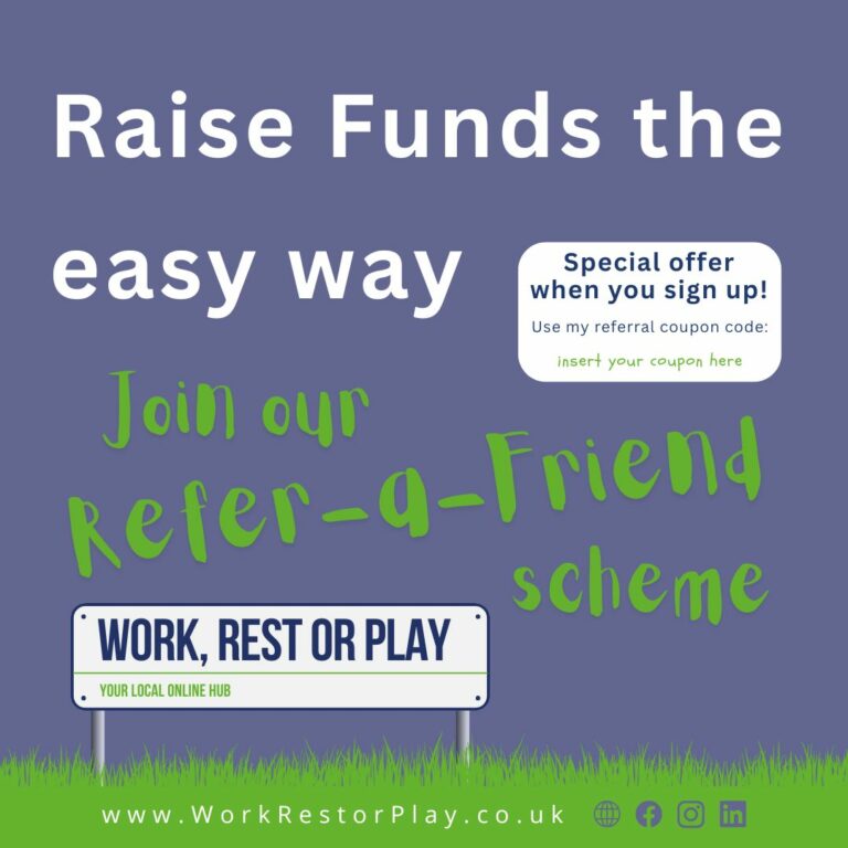 Raise Funds the easy way with Work, Rest or Play - Work, Rest or Play